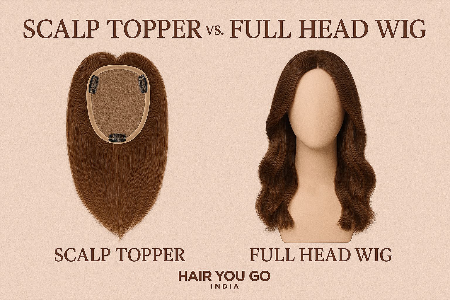 Scalp Toppers vs. Full Head Wigs: Choosing the right Hair Solution ...