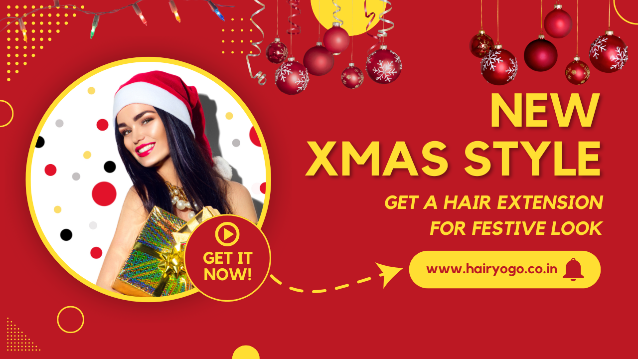 Christmas Magic: Perfect hairstyles using hair extensions – HAIR YOU GO ...