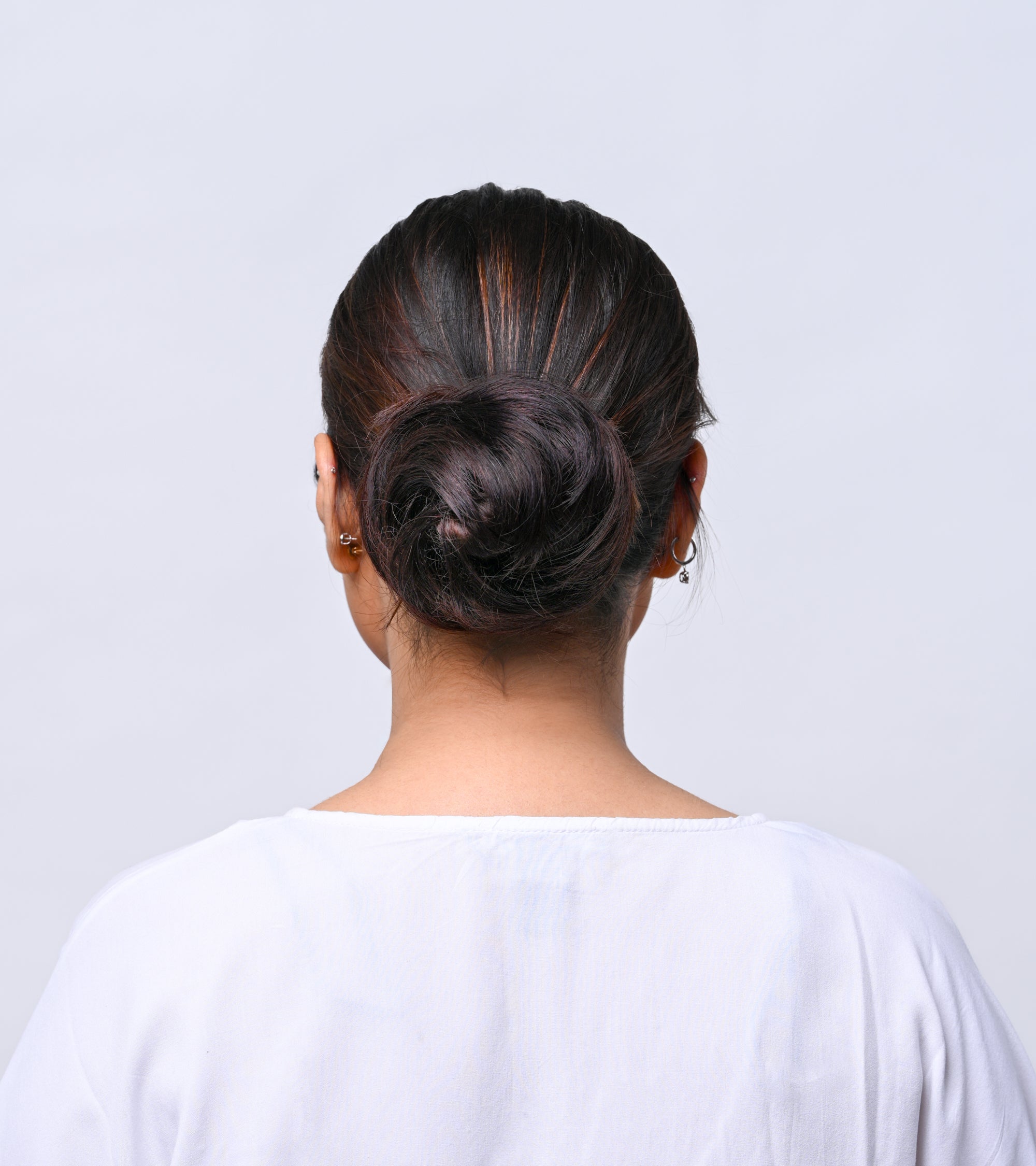 Dark Brown Messy Bun – HAIR YOU GO INDIA