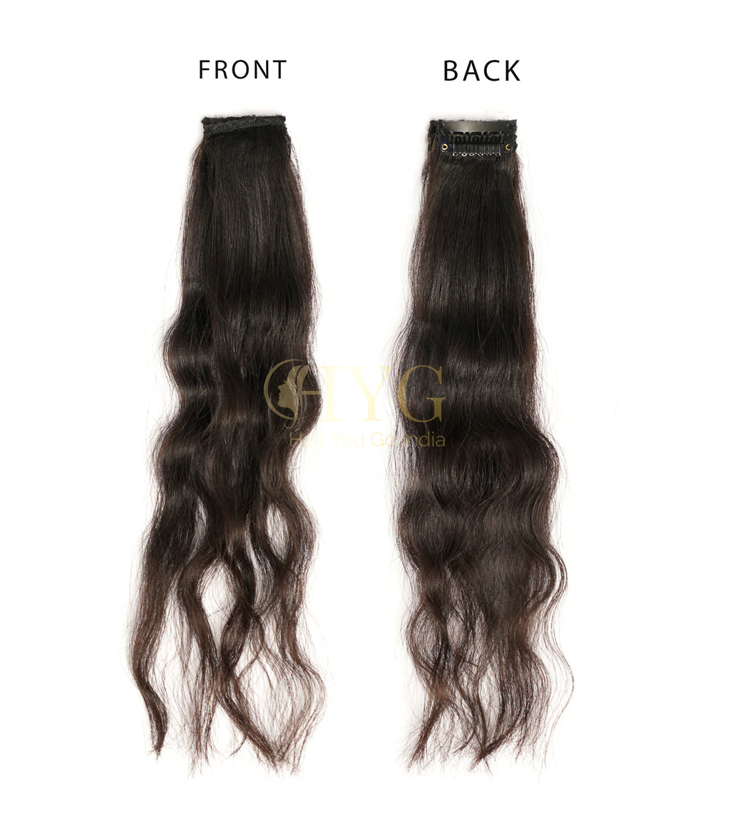 Natural Black Single Clip-in Streaks – HAIR YOU GO INDIA